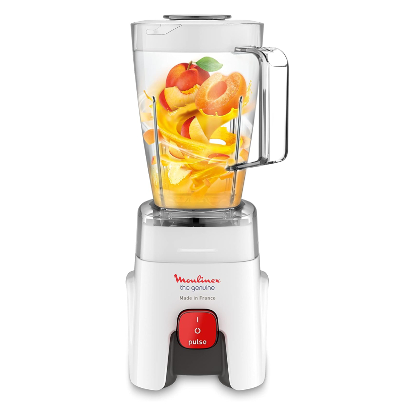 Moulinex Blender, 1.75Liter , 500Watt , White , LM242B25 – TOP Shop Egypt